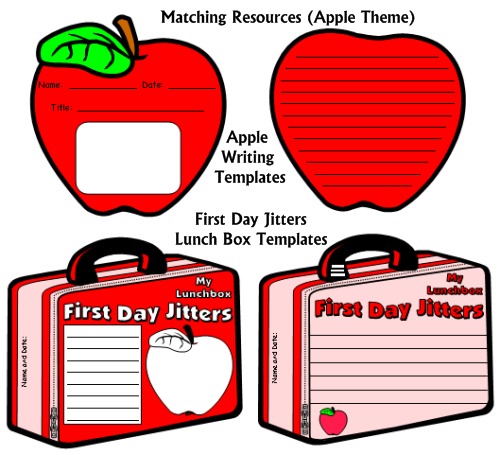 Unique Apple Writing Templates: Fun Back to School Printable Worksheets