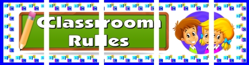 Free Classroom Rules Bulletin Board Display Banner: Download this free ...